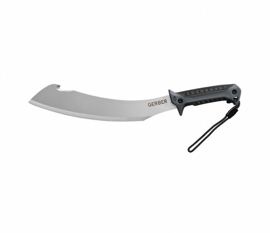 GERBER Machete,Curva,Borde de Corte 13-7/64" - 446G10 | 31-003152 ...