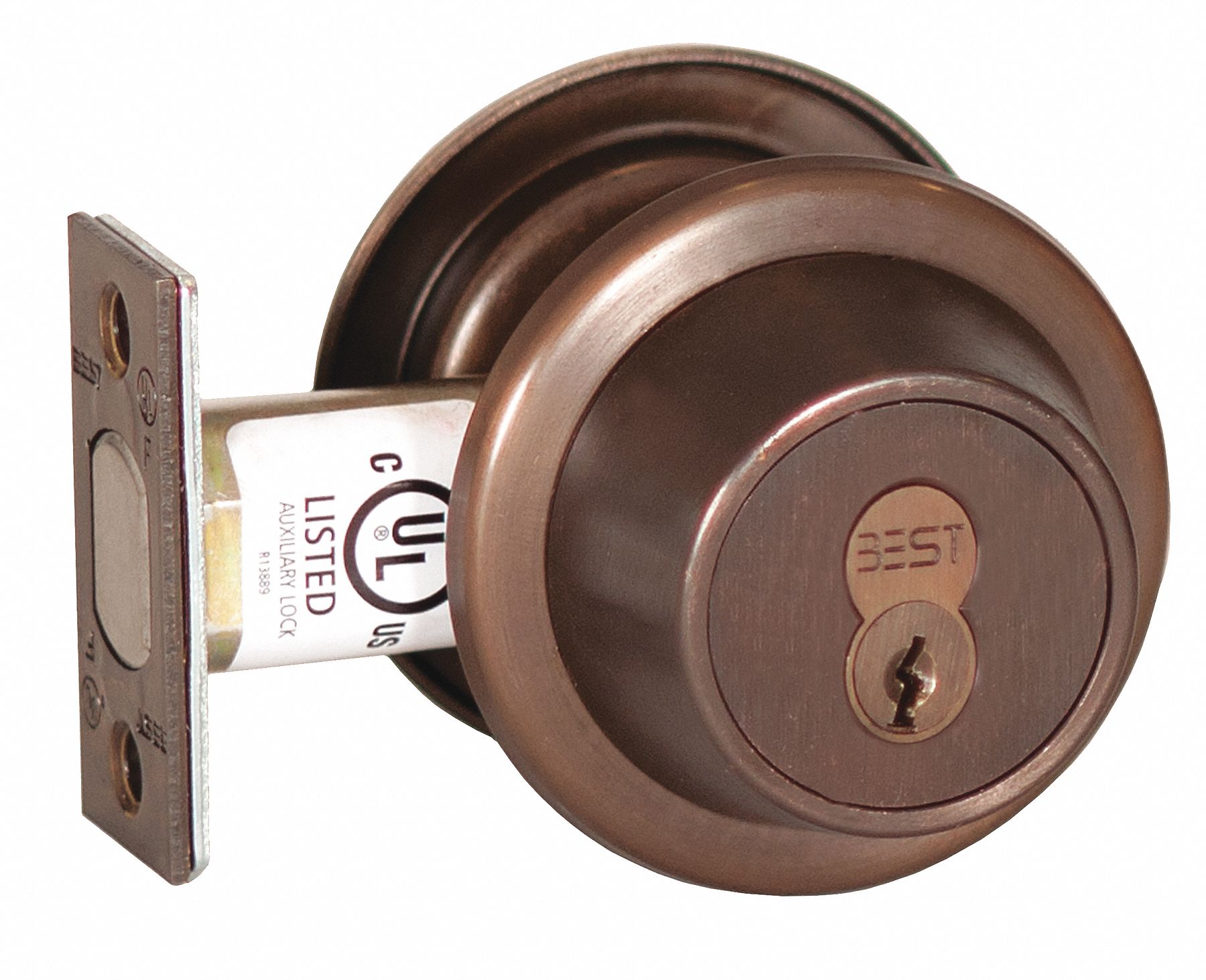 BEST, Cylindrical, Interchangeable Core, Deadbolt Lock - 446M68 ...