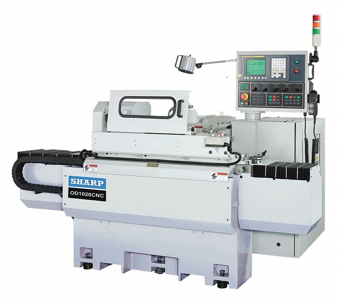 SHARP, 8 13/16 in Swing Over Table, 20 in Distance Between Centers, OD ...