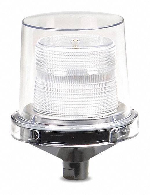 FEDERAL SIGNAL, 24V DC, 7 1/2 in Overall Ht, Strobe Light - 447D39 ...