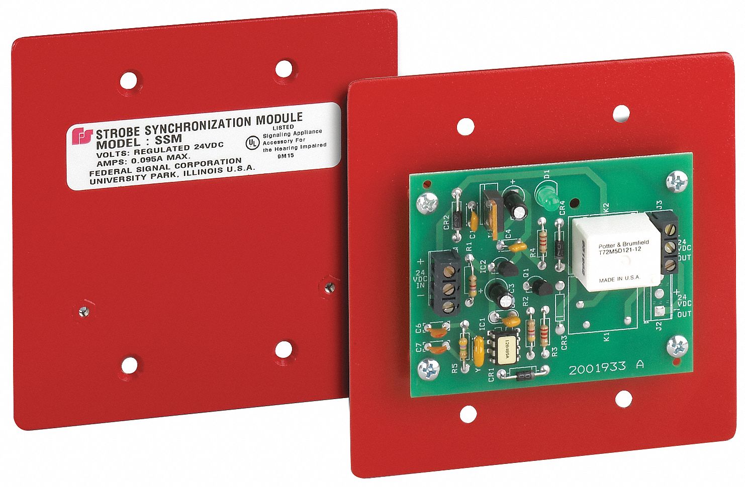 Federal Signal 45 In Wd 1125 In Dp Strobe Synchronization Module 447d92ssm Grainger 