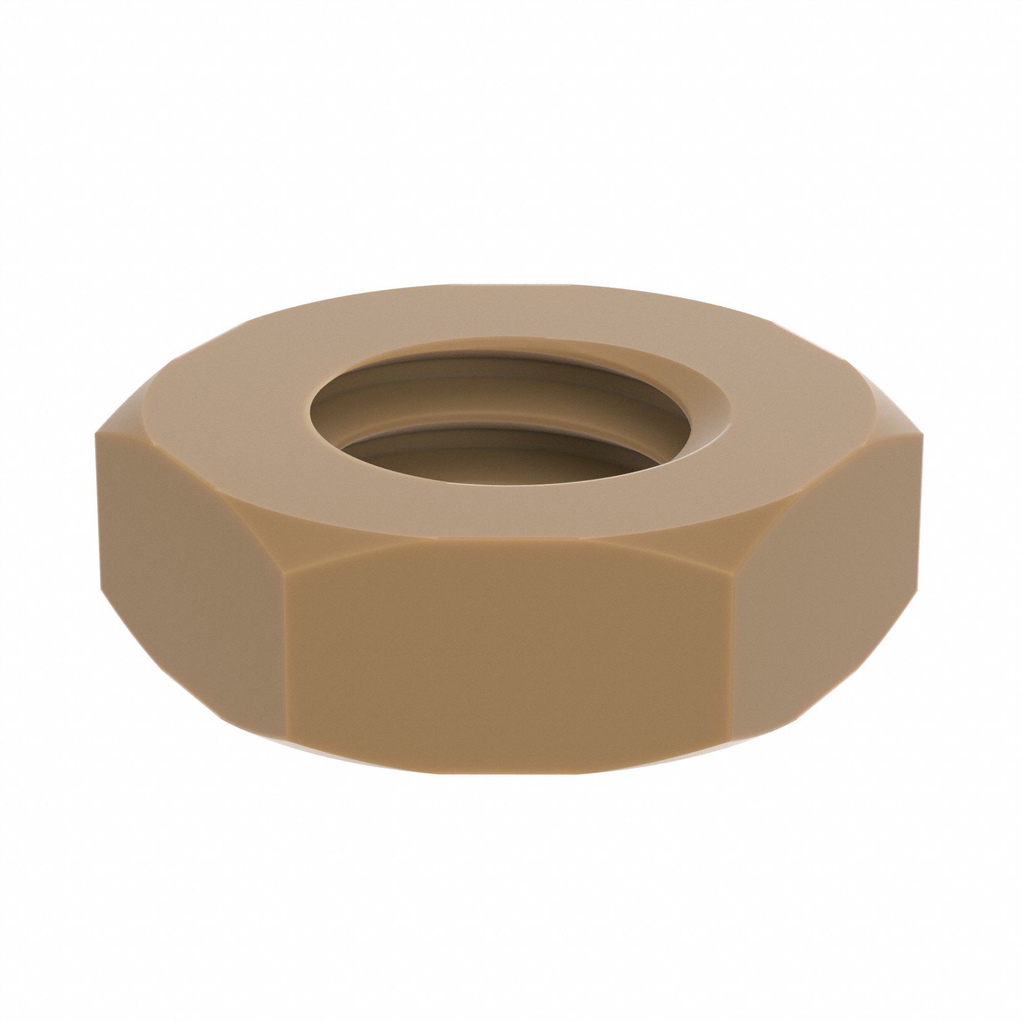 #10-24 Thread, 3/8 in Hex Wd, Hex Nut - 447J37|PK1024-NTS-01 - Grainger