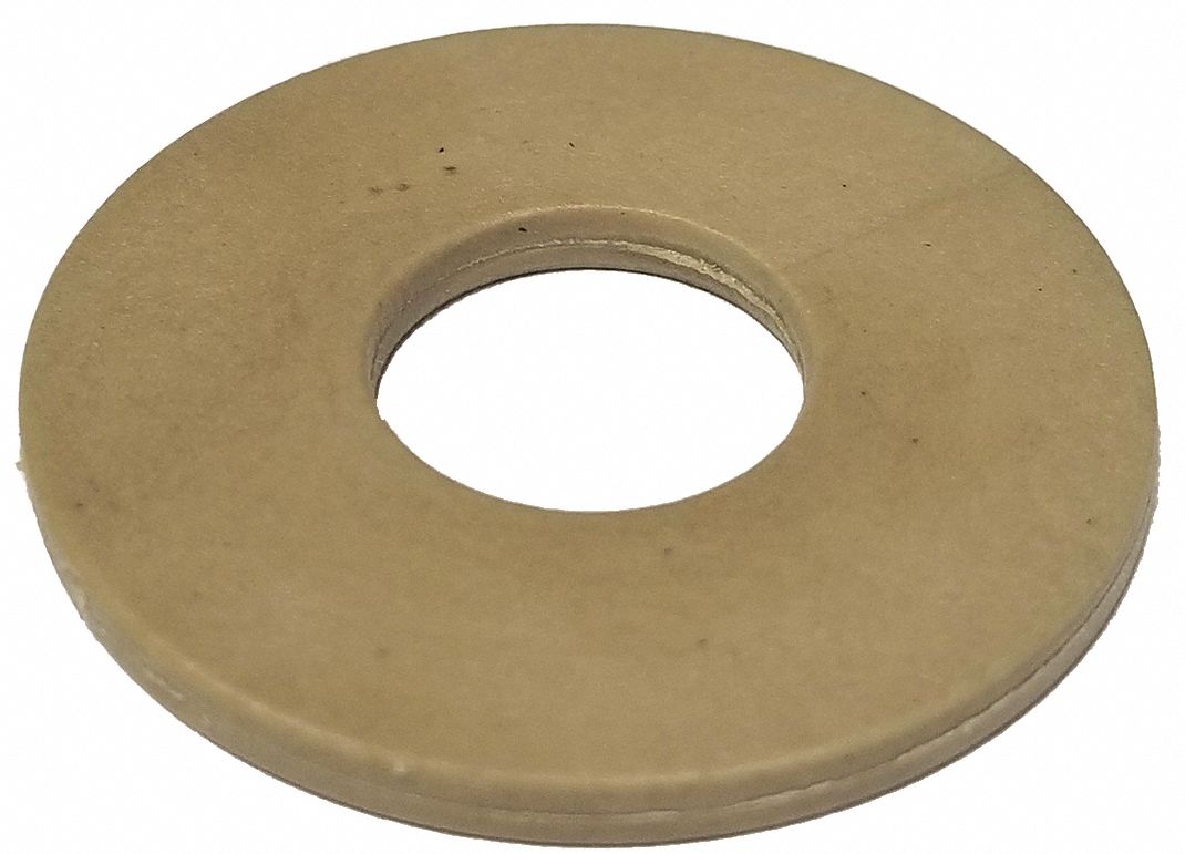 Plastic, #6 Screw Sz, Flat Washer - 447J48|PK6-WHS-01 - Grainger