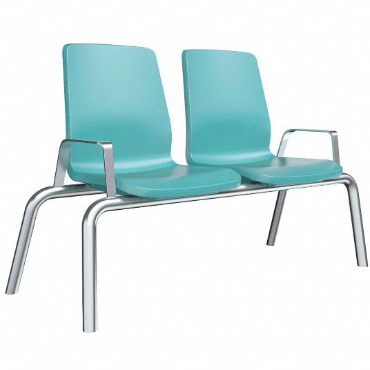 CORTECH, Blue Gray Seat Color, Polyethylene Seat Material, Beam Seating - 447K80|22BGG - Grainger