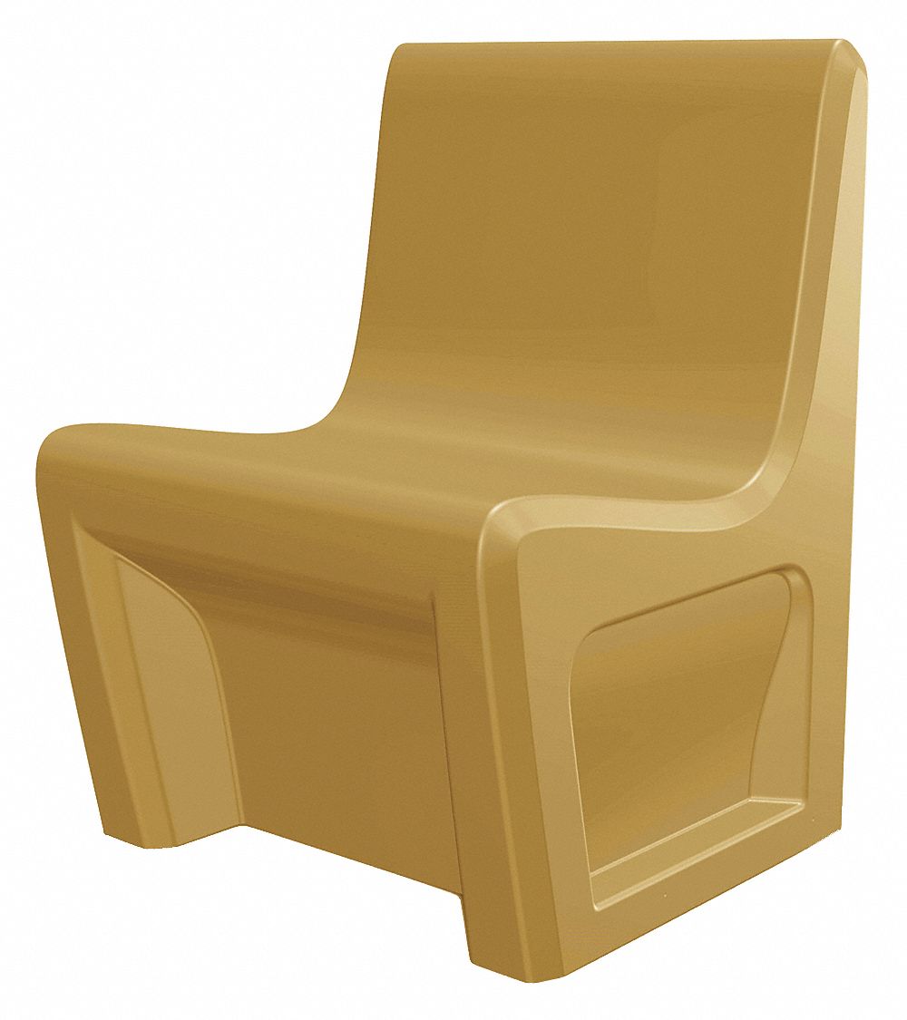 CORTECH, Sand Seat Color, Polyethylene Seat Material, Armless Chair ...
