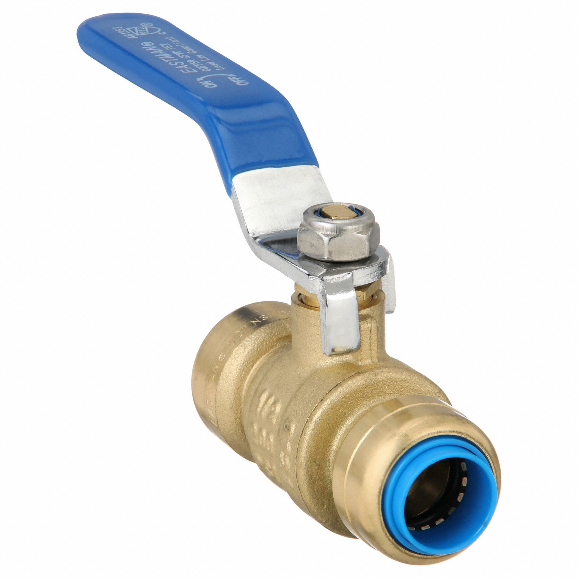 1/2 in, Brass, Manual Two-Way Ball Valve - 447M71|75197LF - Grainger
