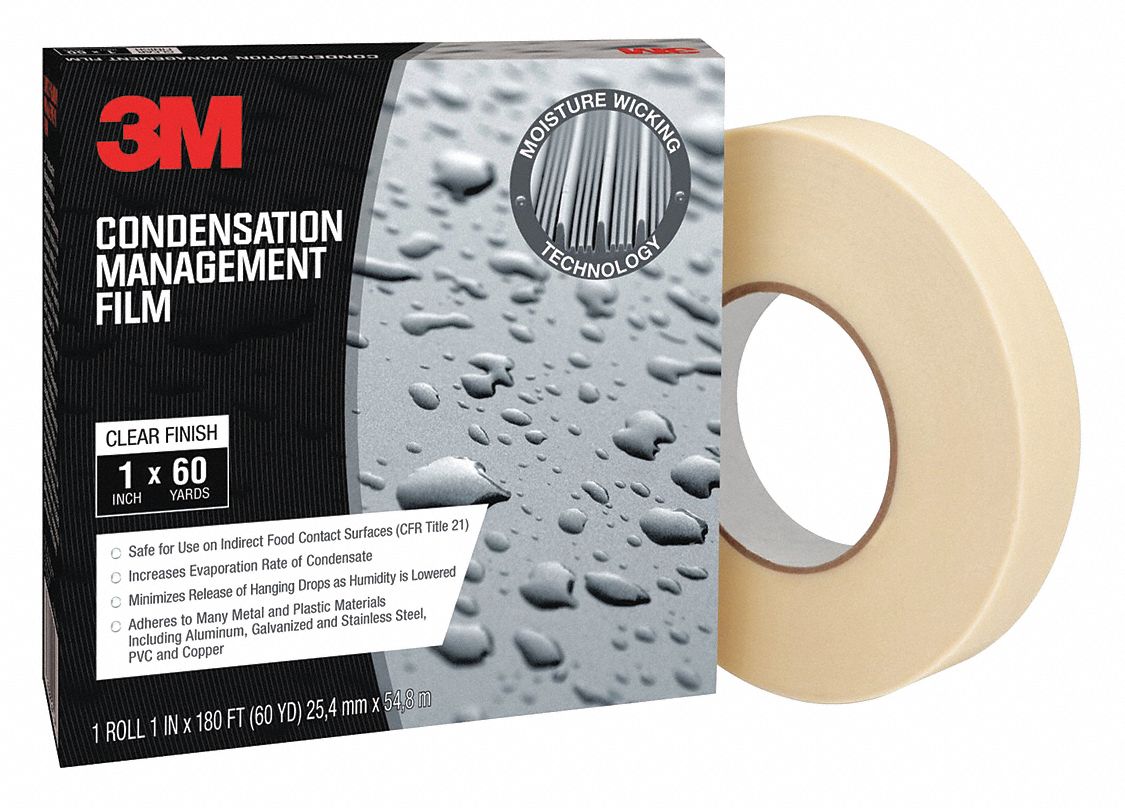 Transparent, 1 in x 60 yd, Film Tape - 447V21|CMFi - Grainger