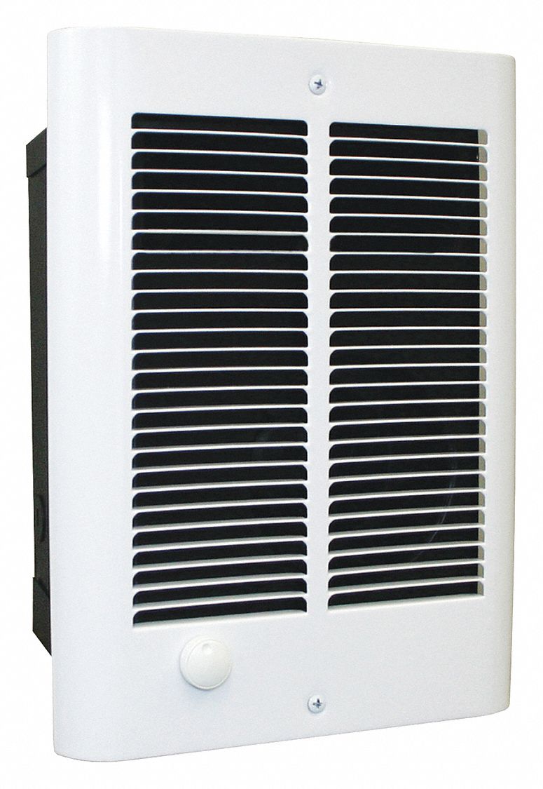 DAYTON Recessed Electric Wall-Mount Heater: 1,125W/1,500W, 208/240V AC ...