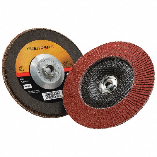 3M CUBITRON II, Type 29, 7" x 5/8"-11, Flap Disc - 448D84|7010363567 ...