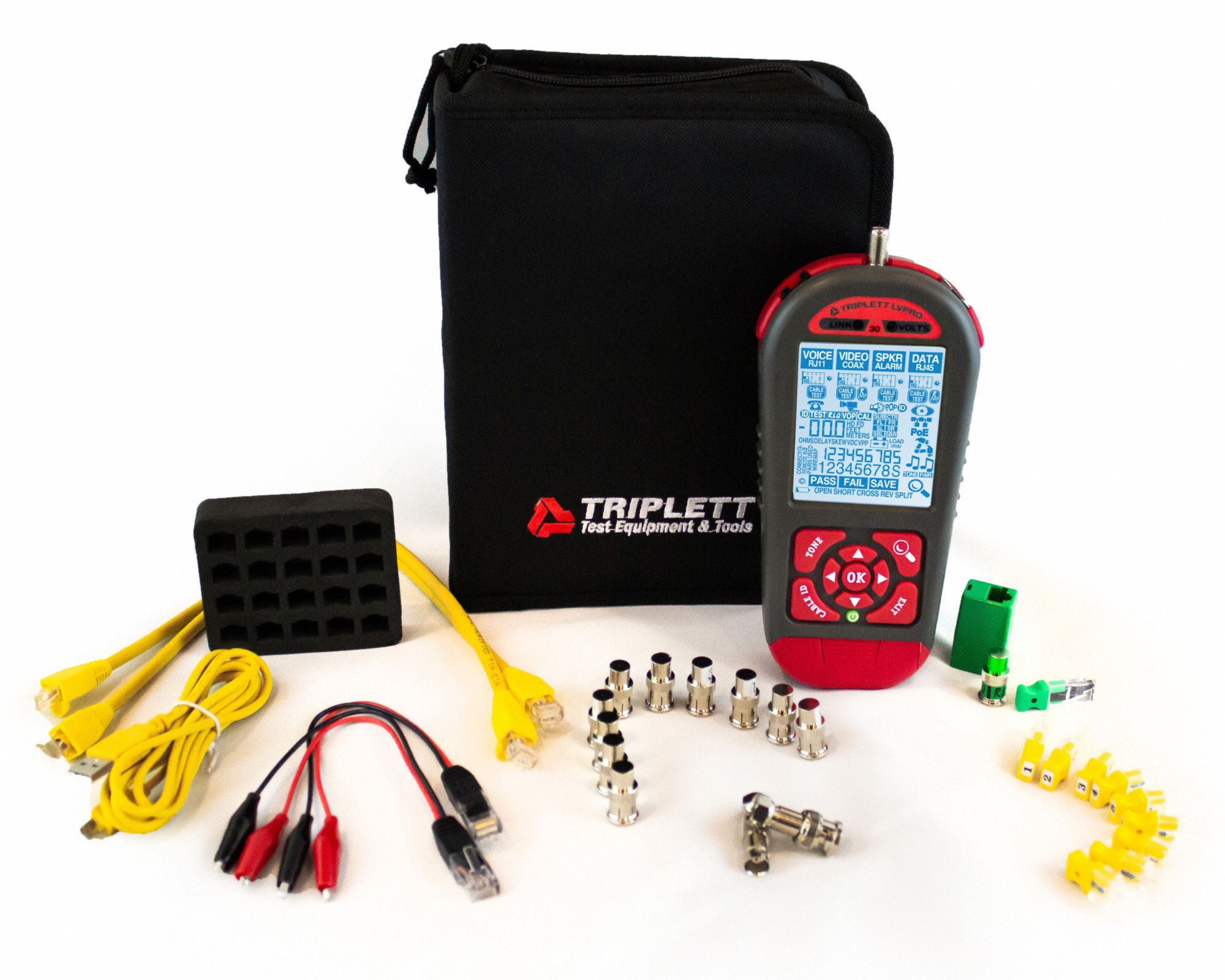 TRIPLETT, Low Volt Pro30, Low Voltage Cable/Network Tester - 448G57|Low ...