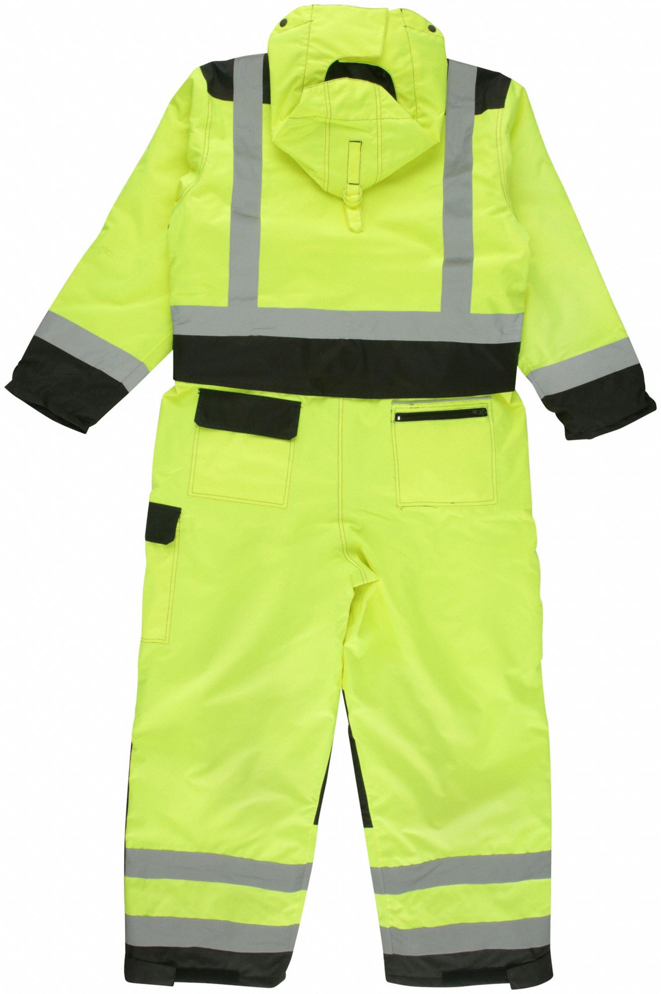 OCCUNOMIX Coverall: ANSI Class 3, XL ( 46 in x, Insulated for Cold ...