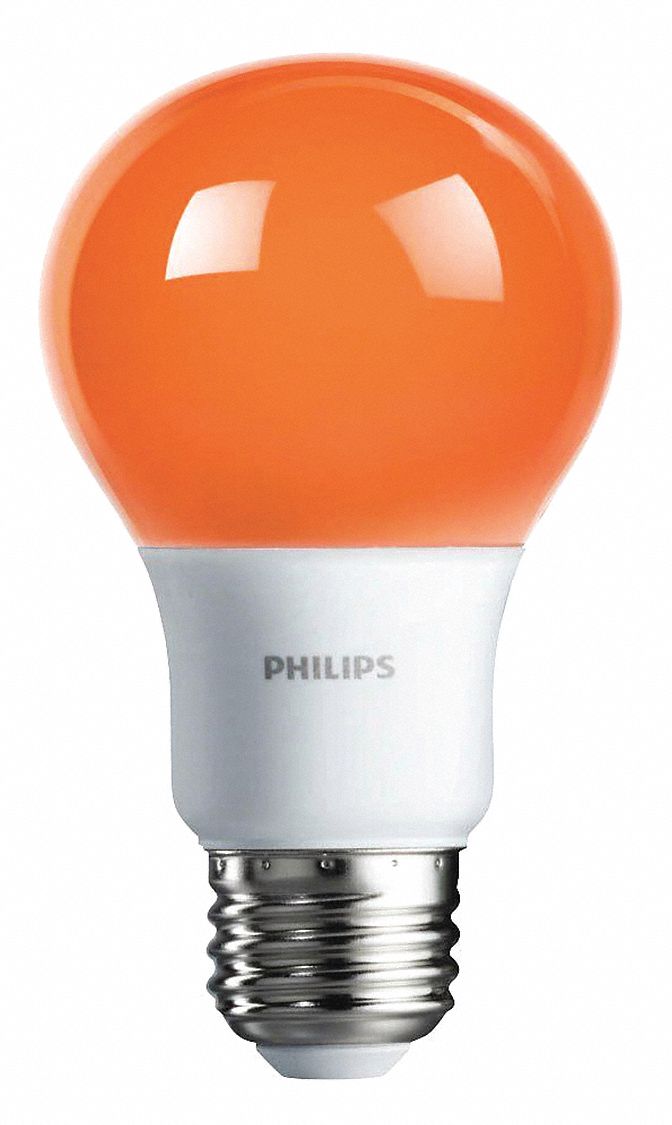 LED Lamp, A19, Medium Screw (E26), 8.0, 120 - Grainger