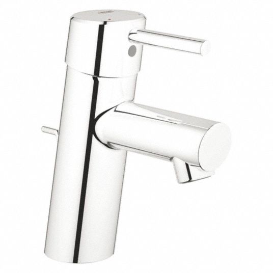 Grohe, Concetto, Straight Spout Bathroom Faucet - 448N48|3427000A ...