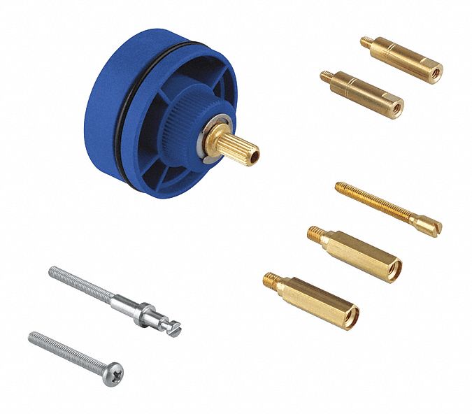 GROHE, Use with Hot/Cold Water, Metal, Volume Control Extension ...