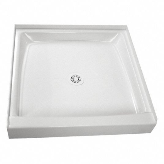 FIAT PRODUCTS, Square, Single Threshold, Shower Base - 448P01|32WL100 ...
