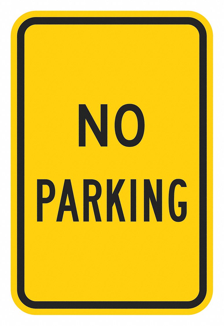 18 in x 12 in Nominal Sign Size, Aluminum, Parking Sign - 449C32|T1 ...