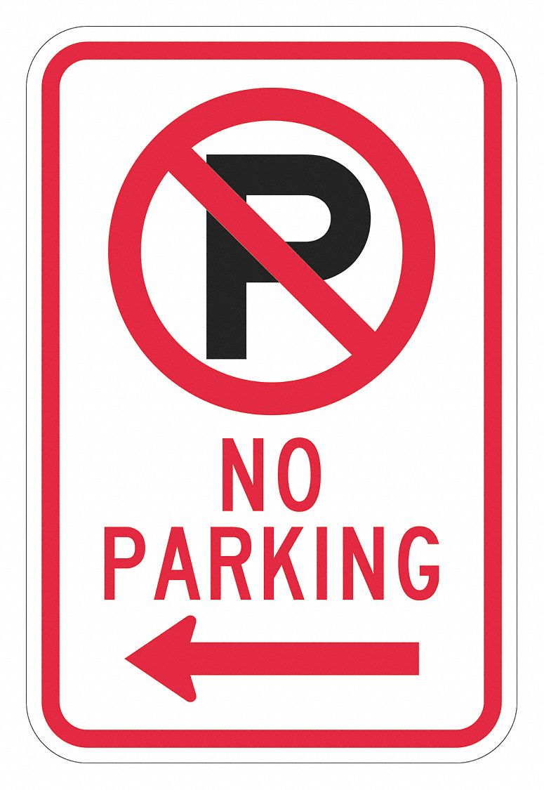 18 in x 12 in Nominal Sign Size, Aluminum, Parking Sign - 449C56|T1 ...