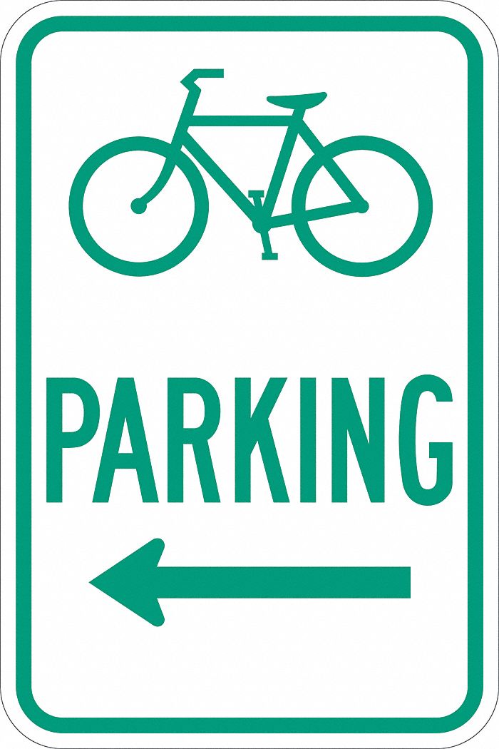 18 in x 12 in Nominal Sign Size, Aluminum, Parking Sign - 448Y73|T1 ...