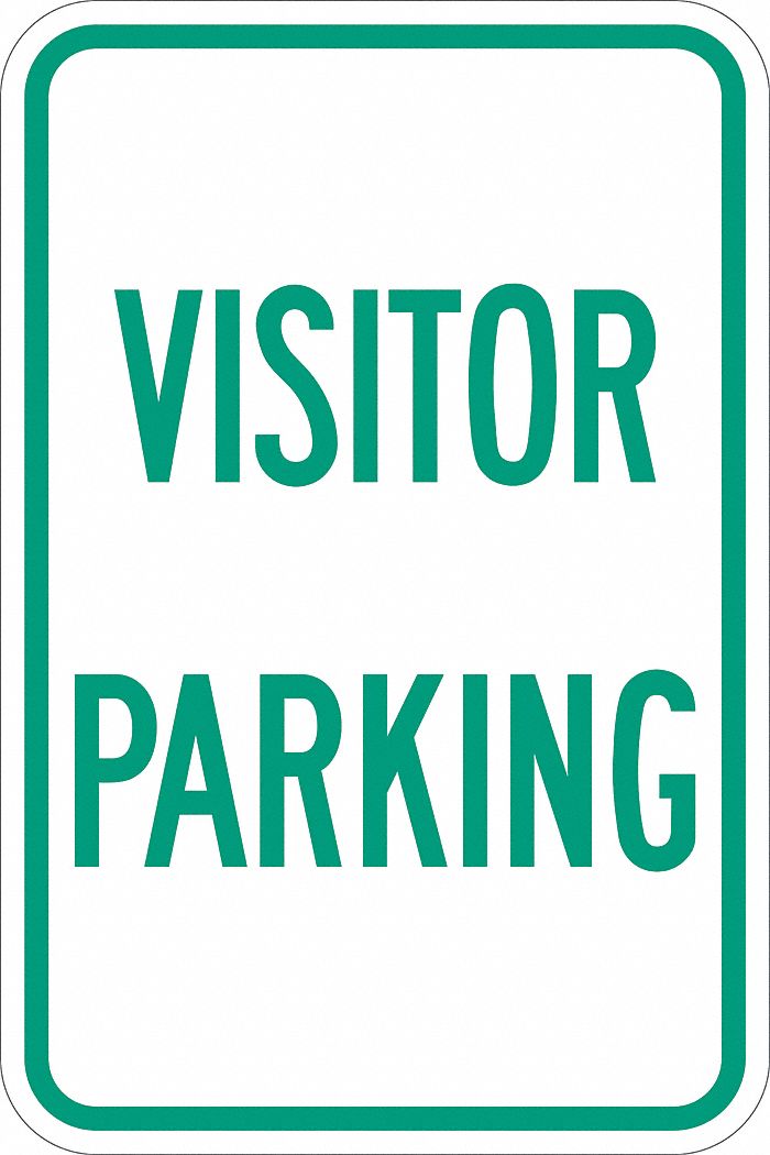18 in x 12 in Nominal Sign Size, Aluminum, Parking Sign - 448Y88|T1 ...