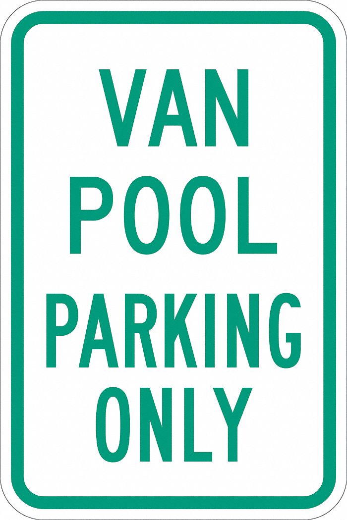 18 in x 12 in Nominal Sign Size, Aluminum, Parking Sign - 448Z02|T1 ...