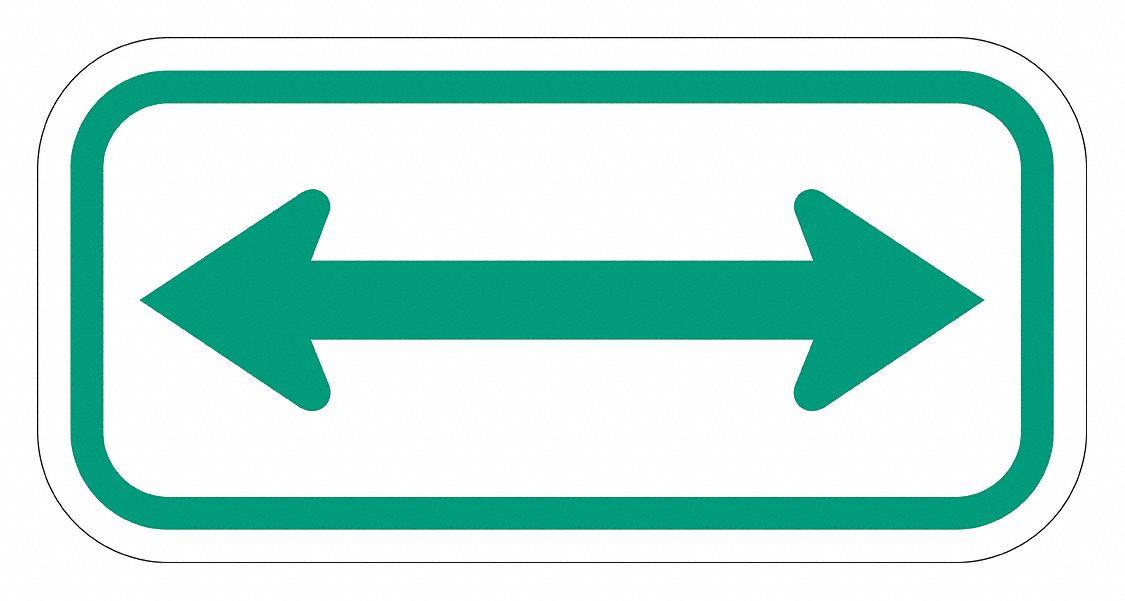 6 in x 12 in Nominal Sign Size, Aluminum, Traffic Sign - 449F33|T1-1108 ...