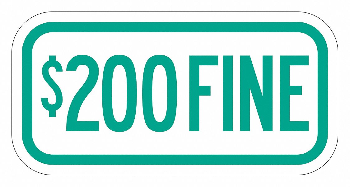 6 in x 12 in Nominal Sign Size, Aluminum, Parking Sign - 449F04|T1-2053 ...