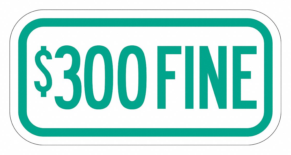 6 in x 12 in Nominal Sign Size, Aluminum, Parking Sign - 449F38|T1-2060 ...