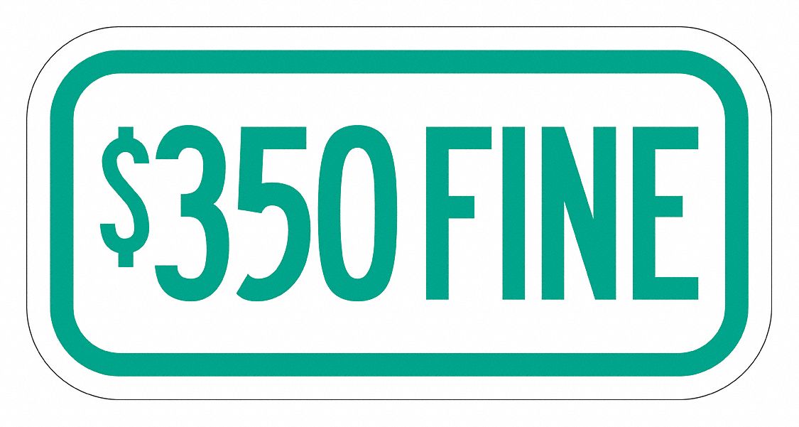 6 in x 12 in Nominal Sign Size, Aluminum, Parking Sign - 449F08|T1-2062 ...