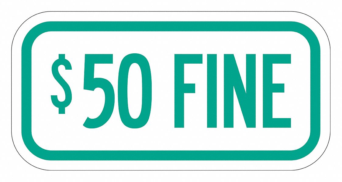 6 in x 12 in Nominal Sign Size, Aluminum, Parking Sign - 449F09|T1-2064 ...