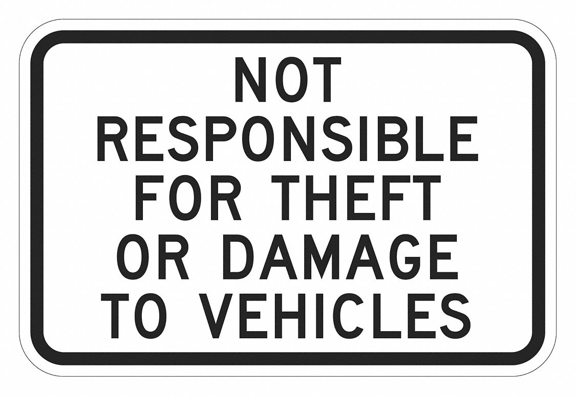 12 in x 18 in Nominal Sign Size, Aluminum, Informational Sign - 449F75 ...