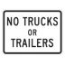 No Trucks Signs - Grainger Industrial Supply