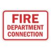 Fire Department Connection (FDC) Signs - Grainger Industrial Supply