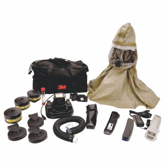 3M PAPR System: Breathe Easy, Hood, Belt-Mount, Universal - 449U13|RBE ...