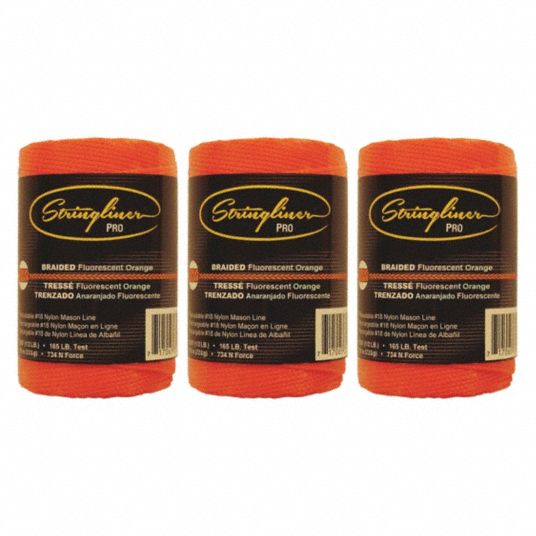 STRINGLINER, Line Type Braided, Material Nylon, Mason's Line - 449U33 ...