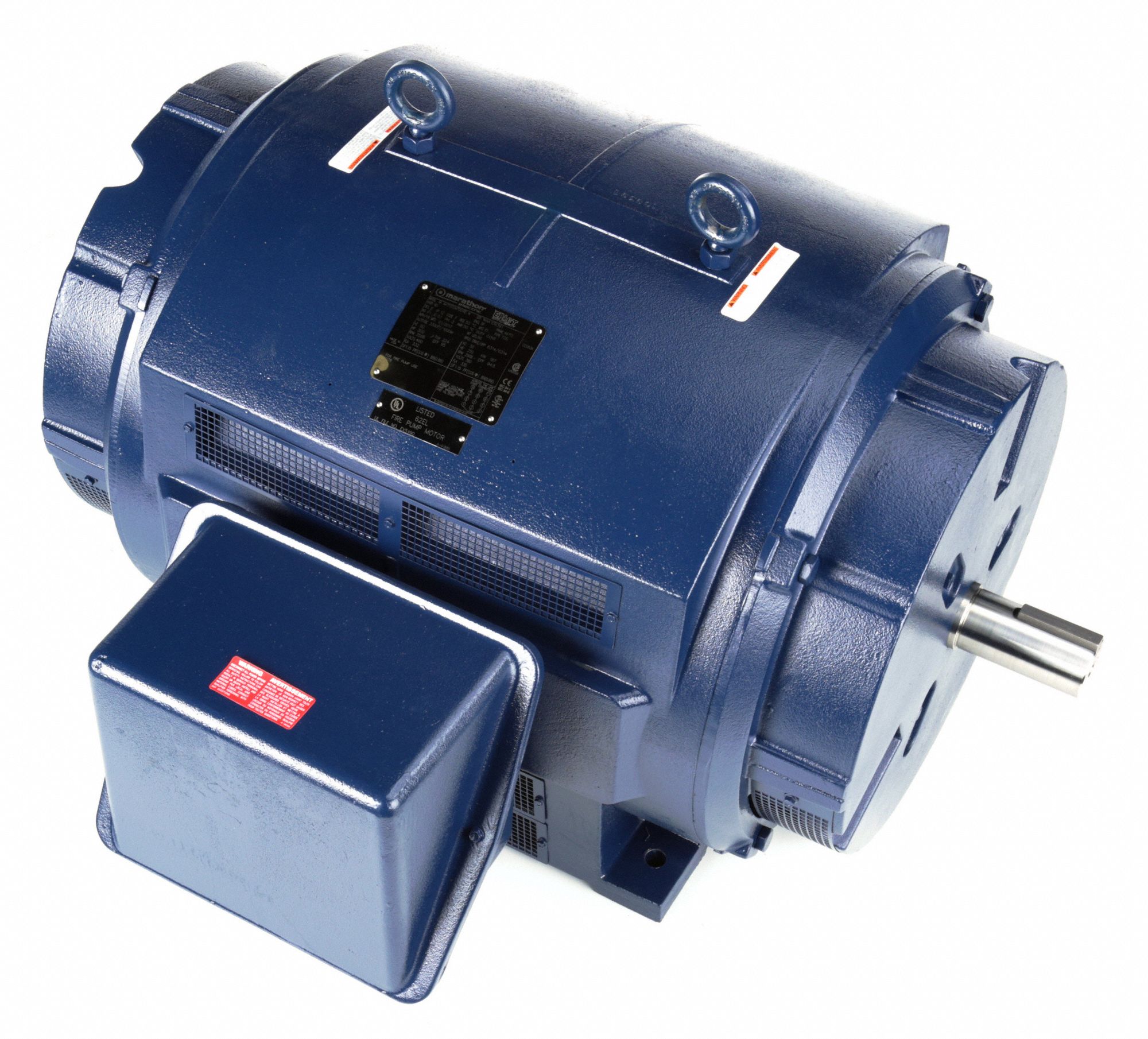 MARATHON MOTORS Fire Pump Motor: 300 HP, 3,570 Nameplate RPM, 460V AC ...