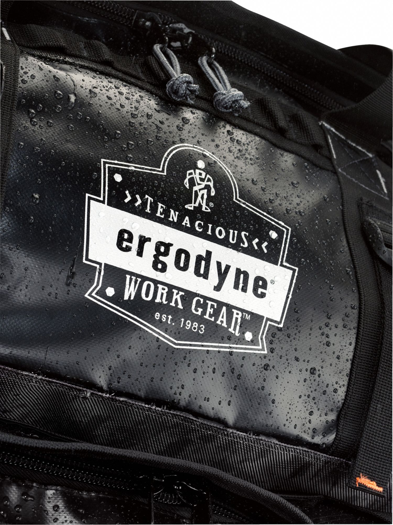 ARSENAL BY ERGODYNE Duffel Bag: Black, 15 in Wd, 15 in Dp, 2 Pockets ...