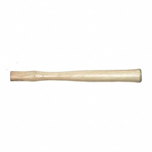 14 in Overall Lg, Wood, Engineers Hammer Handle, 3-4 lb., Wax Finish ...