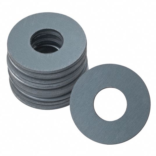 WESTWARD, 3 3/8 in Overall Lg, Steel, Silver Grease Fitting Washer ...