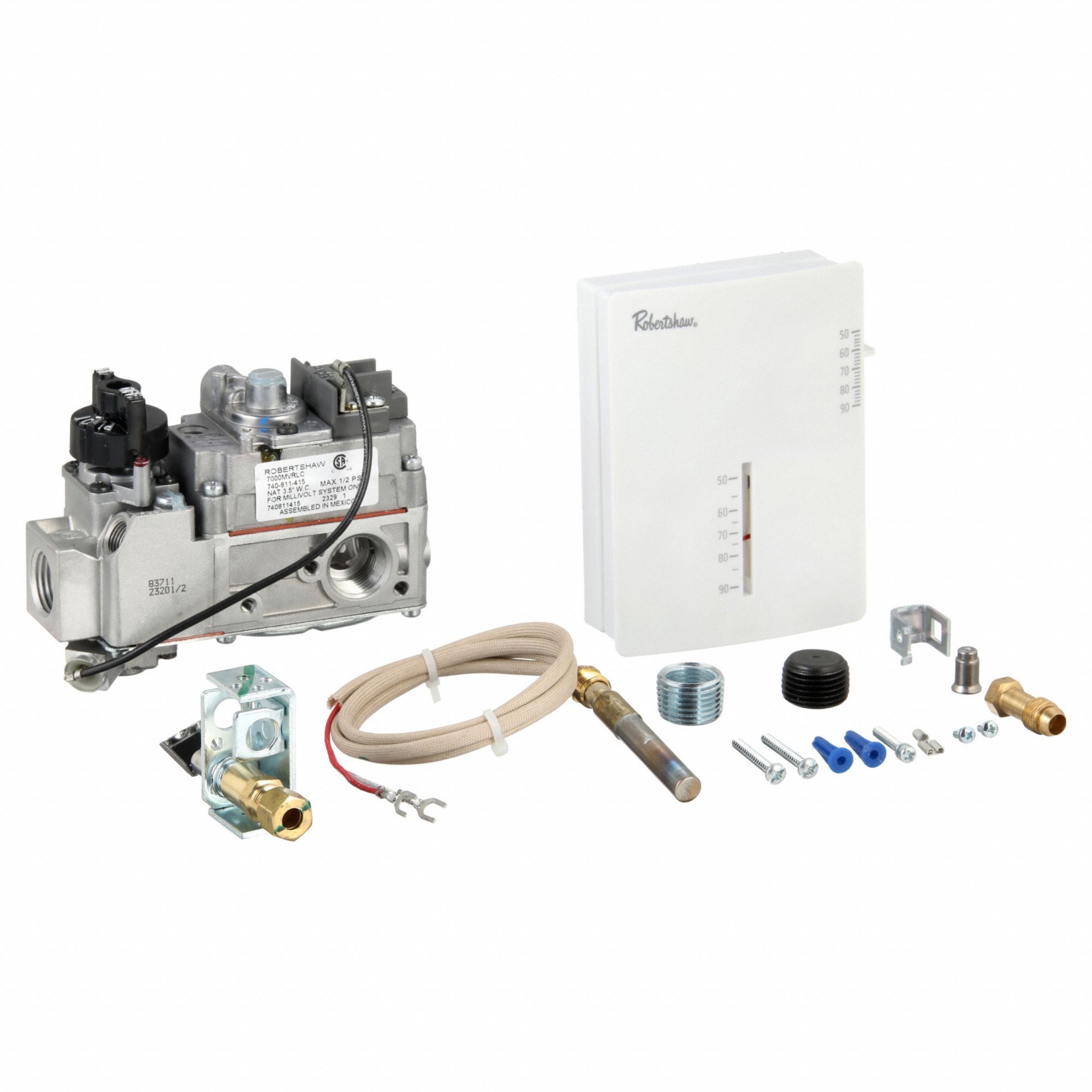 Standing Pilot, Single Stage, Gas Valve - 44C529|710-296 - Grainger