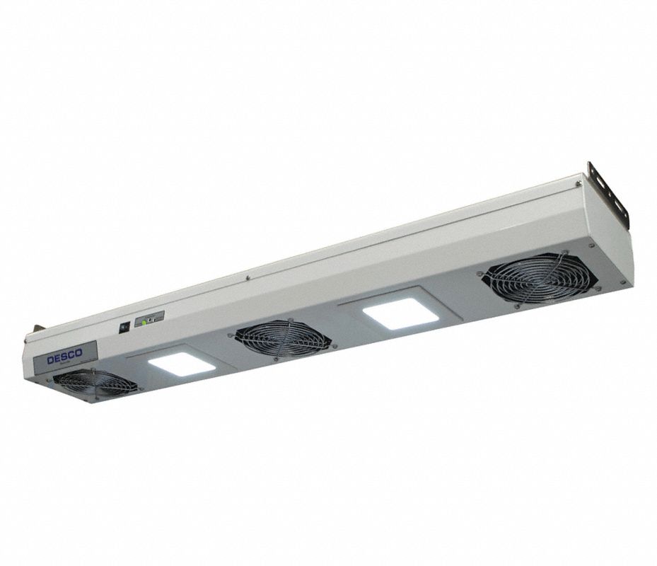 DESCO Ionizador,Luces,3 Ventiladores,120VCA - 44EF96 | 60468 - Grainger ...