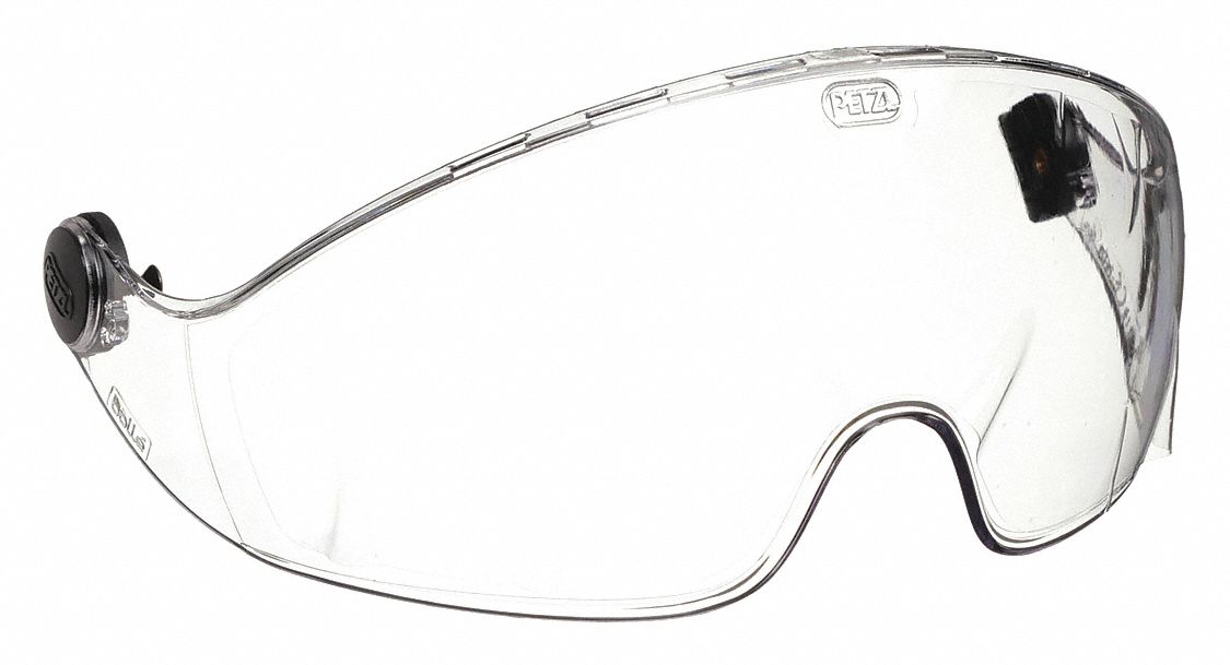 PETZL, Clear Lens Color, Anti-Fog/Scratch-Resistant, Hard Hat Visor ...