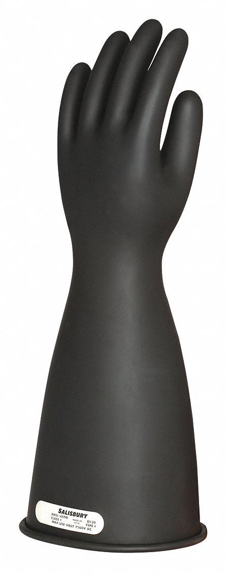 SALISBURY, 7,500V AC, 11,250V DC, Electrical-Insulating Gloves - 44G342 ...