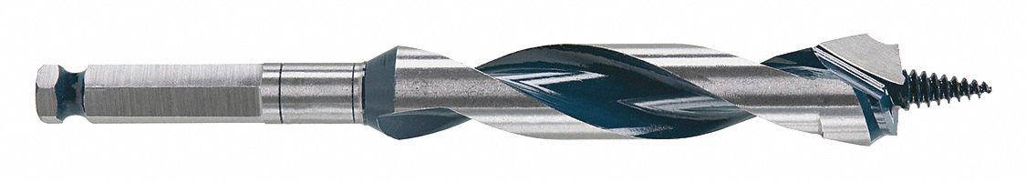 BOSCH Hybrid Drill Bit: 7/8 in Drill Bit Size, 7 1/2 in Overall Lg ...