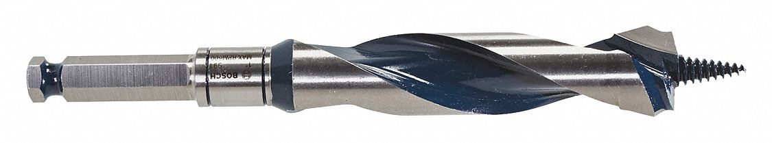 BOSCH Hybrid Drill Bit: 1 in Drill Bit Size, 7 1/2 in Overall Lg ...