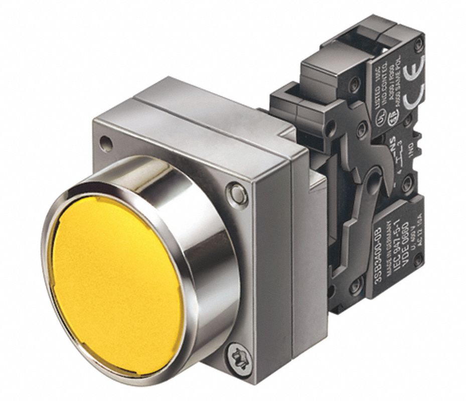 SIEMENS Botón de Presión No Iluminado, Tamaño: 22mm - 44KL47 ...