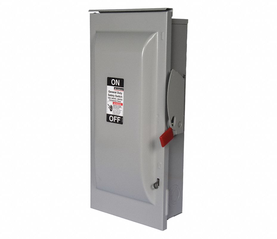 SIEMENS Interruptor de Seguridad, Tipo de Carcasa NEMA 3R, 100 Amperes ...