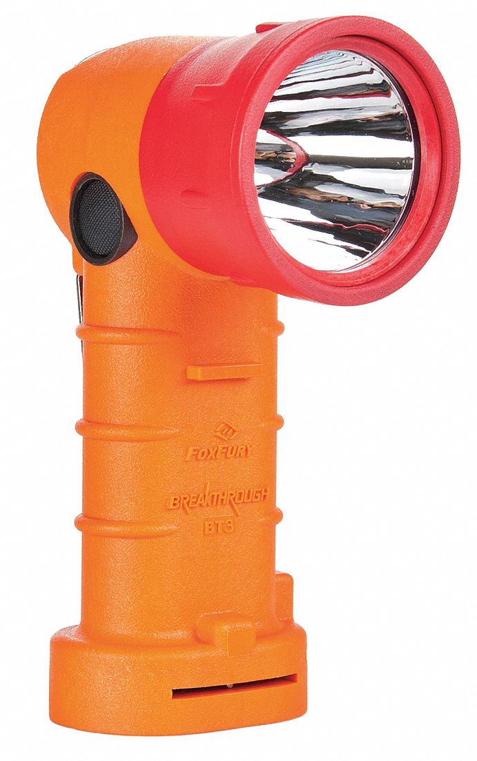 Hands Free Light, Maximum Lumens Output: 600, Orange, 7.00 in - Grainger