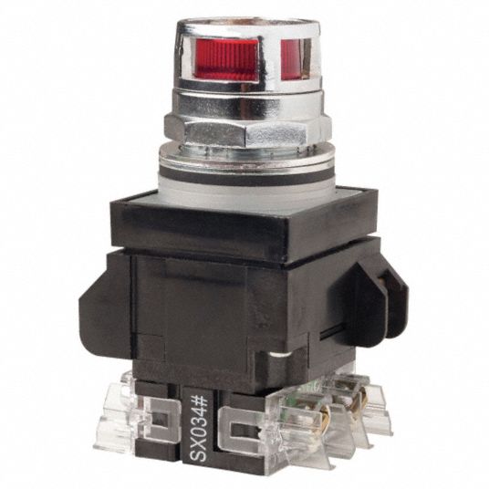 GE, Extended Profile, Non-Metallic, Illuminated Push Button - 22PN59 ...