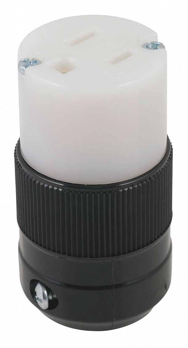 Marinco Connector,15A,120V,PK10 - Grainger