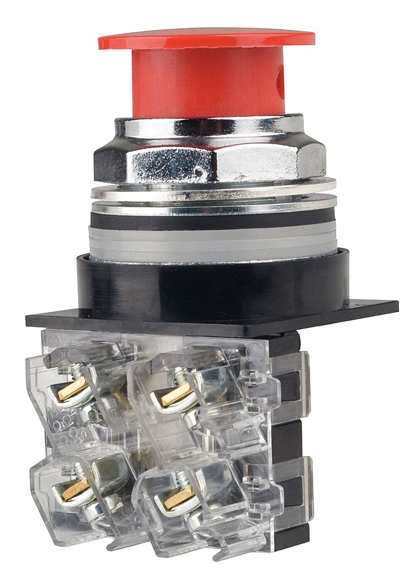 GE, 30 mm Size, Momentary Push, Push Button Operator - 44N278 ...